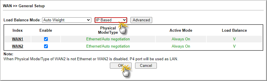 DrayOS - Hướng dẫn quy định cơ chế load balance IP base hoặc session base cho từng dịch vụ riêng ...